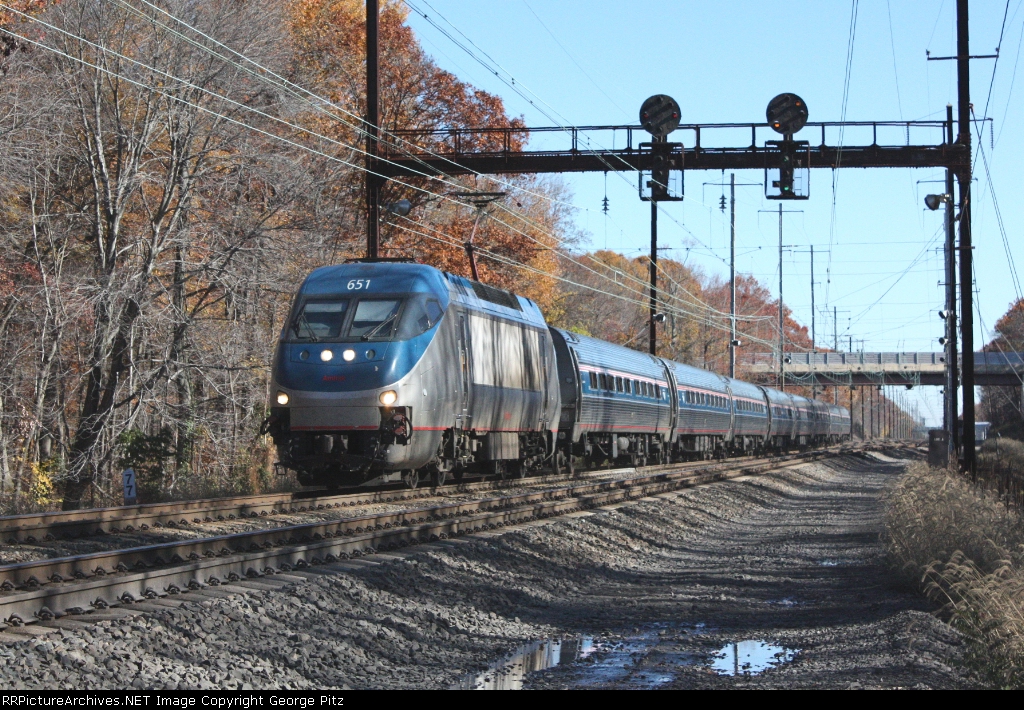 Train 185(12) at Magnolia, MD